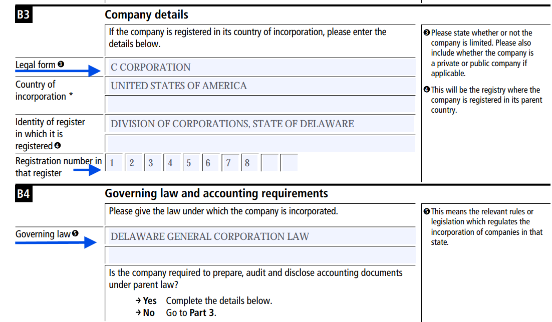 How to complete your OS IN01 form to register as an overseas company