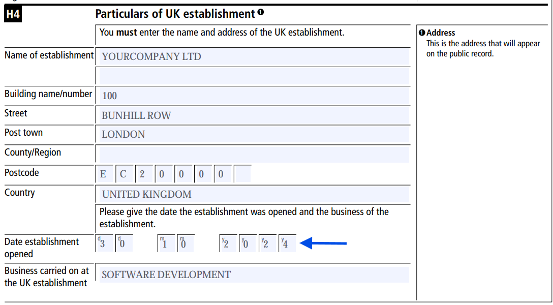 How to complete your OS IN01 form to register as an overseas company