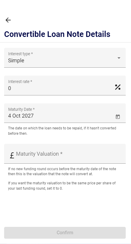 How to manage convertible loan notes on SeedLegals